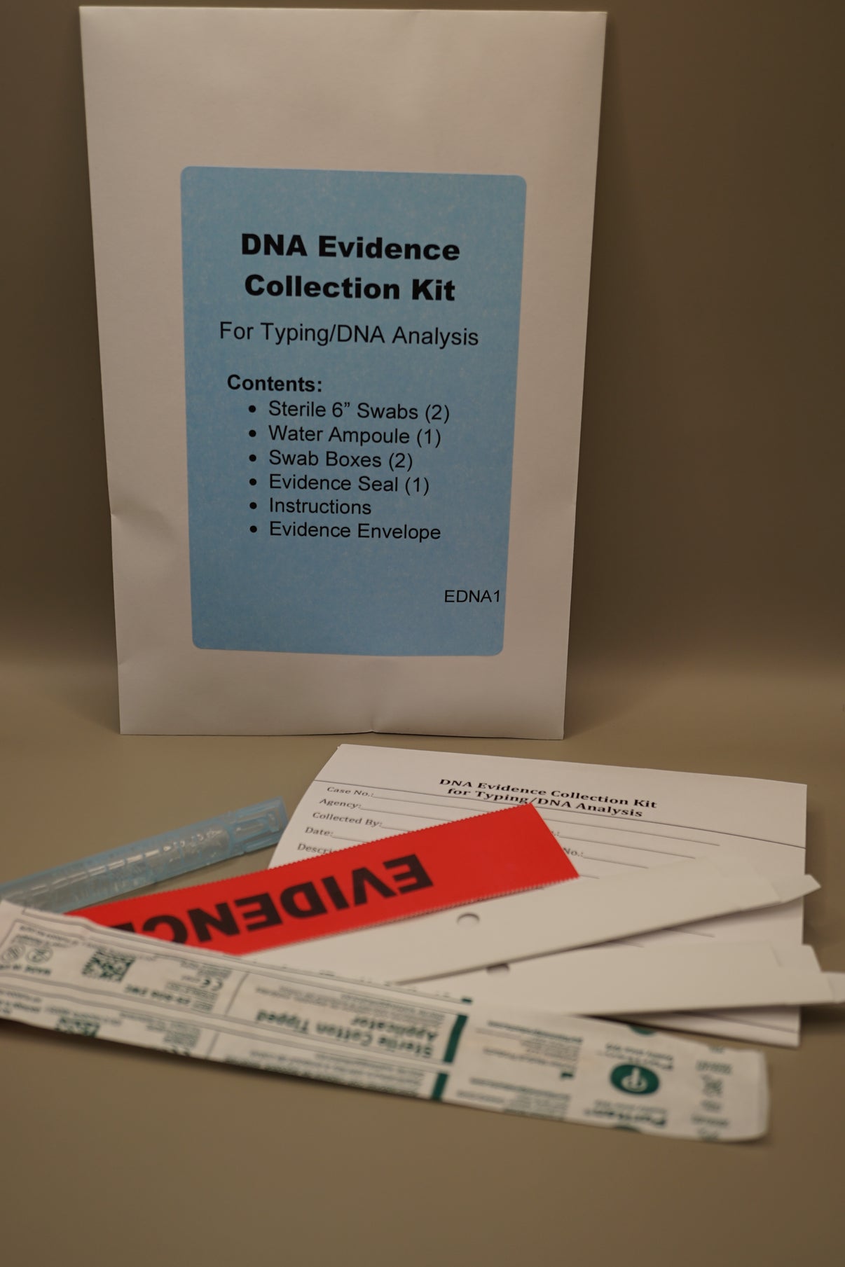 DNA Evidence Collection Kit for Typing/DNA Analysis – Pro Forensic Supplies