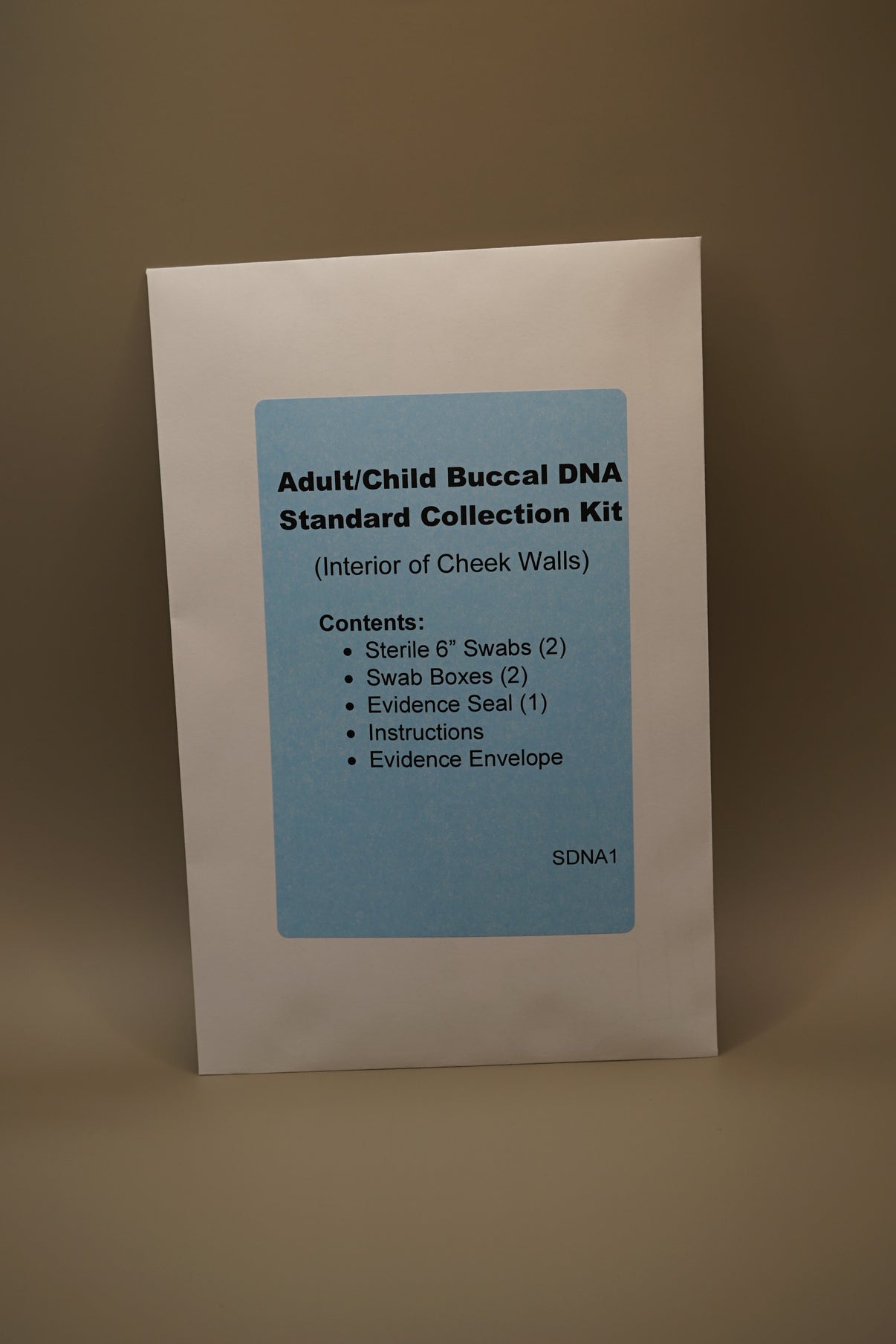 Adult/Child Buccal DNA Standard Collection Kit – Pro Forensic Supplies