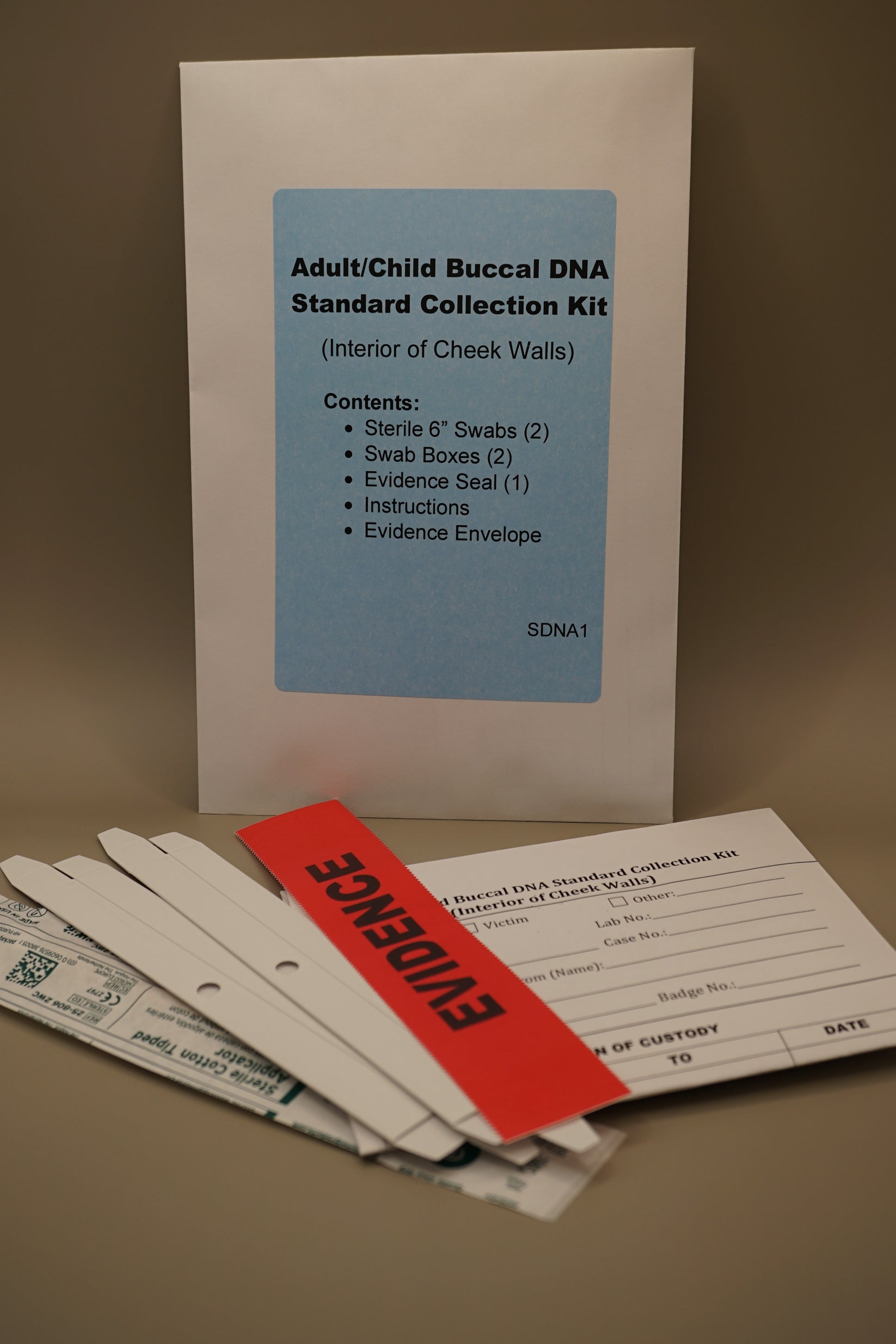 Adult/Child Buccal DNA Standard Collection Kit – Pro Forensic Supplies